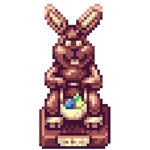 Easter Bunny Statue | Pixels Market